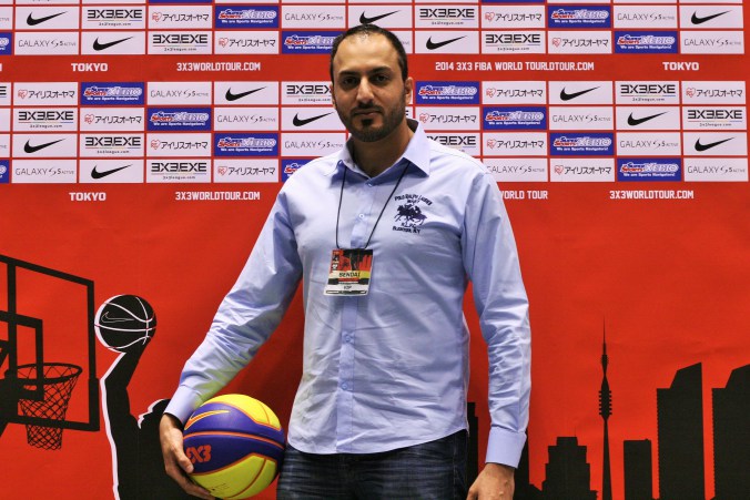 UAE Basketball Association representative, at FIBA 3×3 World Tour Final ...